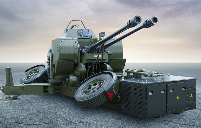 Rheinmetall modernizes Skyguard 35mm anti-aircraft gun. | SPARTANAT