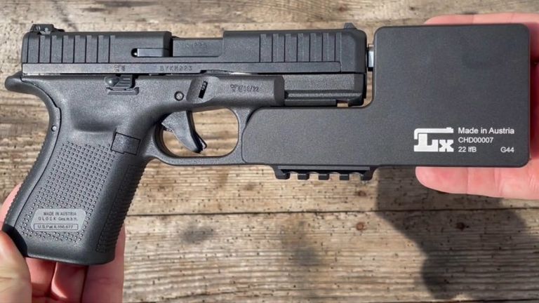 Psst: LIMEX MKD44 silencer for Glock 44 | SPARTANAT