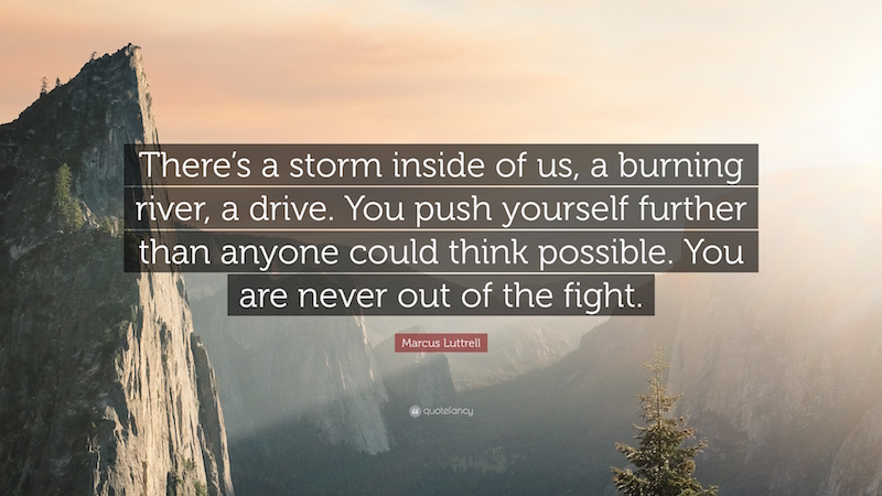 You are never out of the fight! - SPARTANAT
