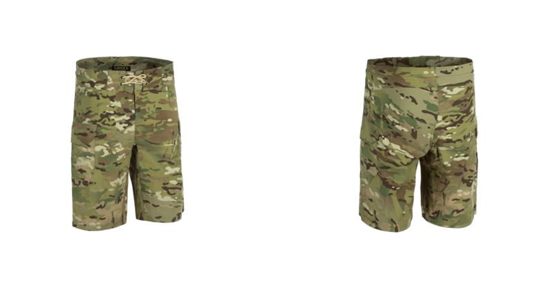 Baden in Multicam, mit den Clawgear Off-Duty Shorts - SPARTANAT