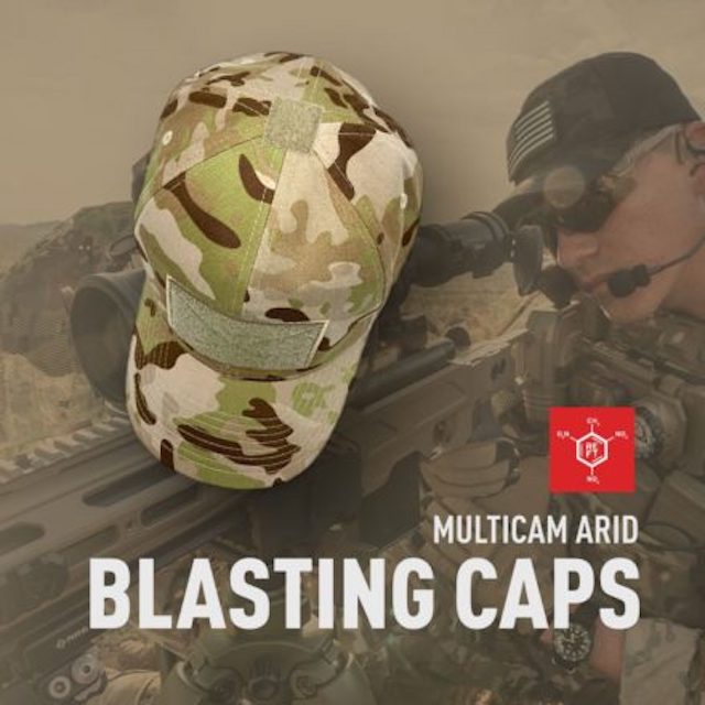 Die neue Blasting Cap in Multicam Arid - SPARTANAT