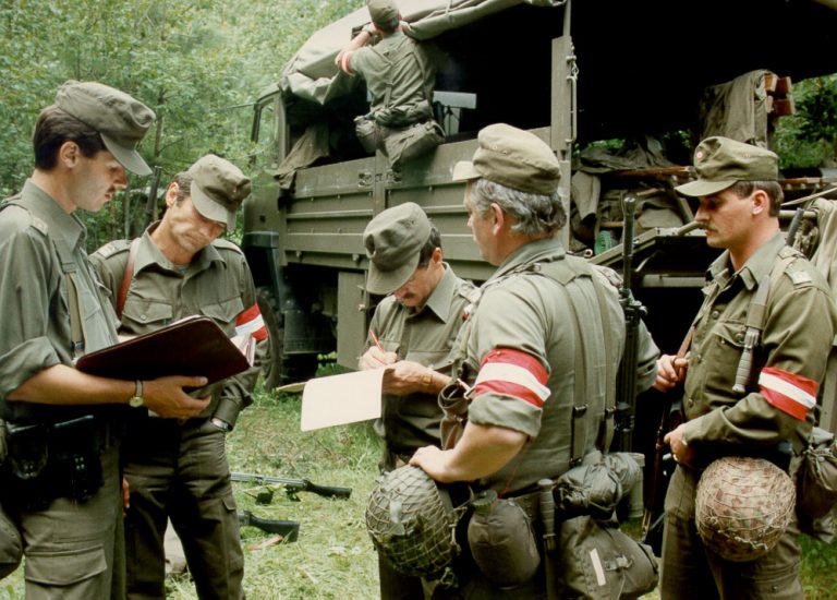 PHOTO FILE: 1991 – das Bundesheer im Einsatz | SPARTANAT