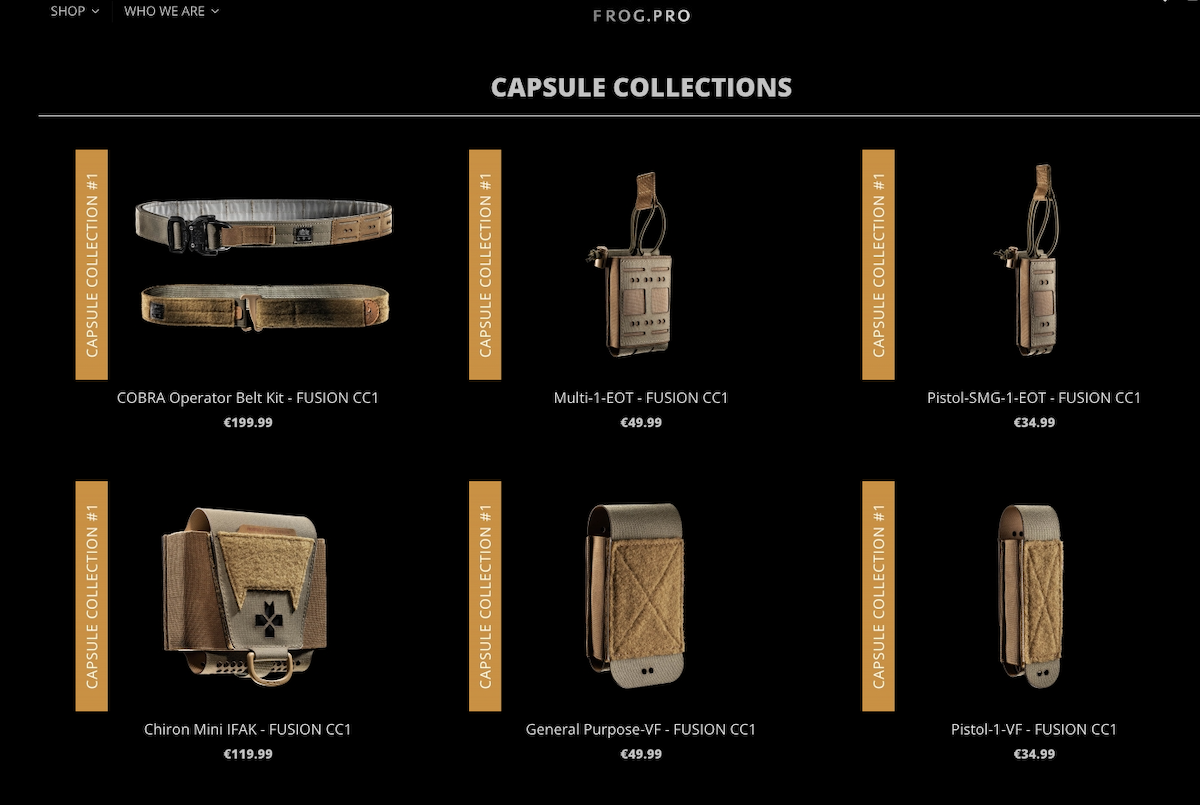 LAST MINUTE: FROG.PRO CAPSULE COLLECTION #1 – FUSION - SPARTANAT